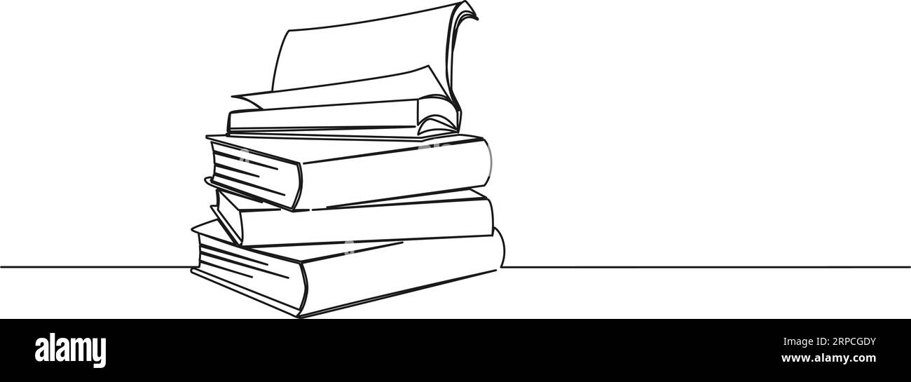 Pile of books open book Black and White Stock Photos & Images - Alamy