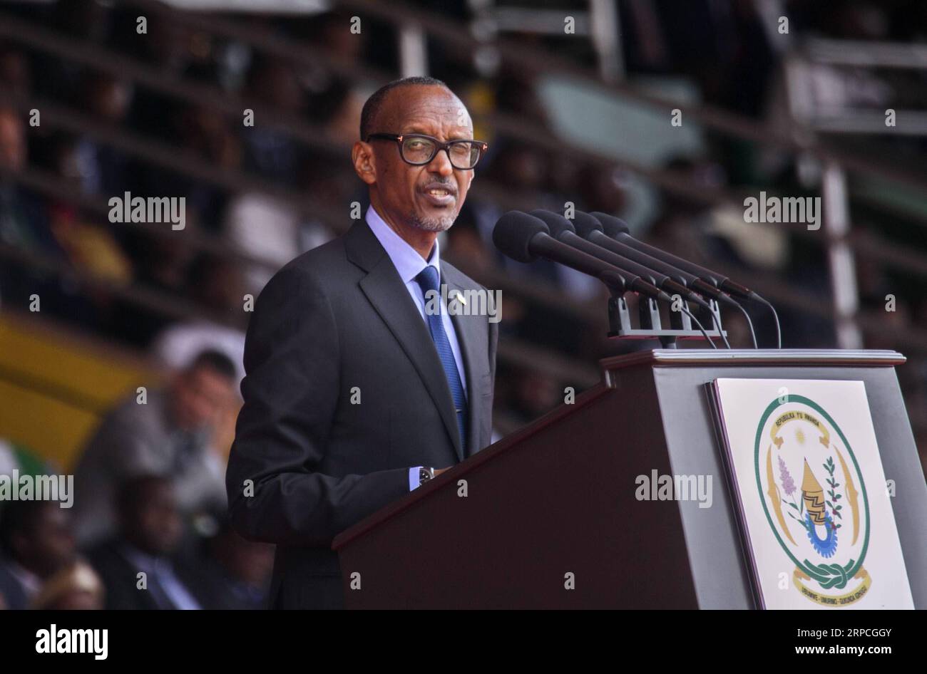 (190704) -- KIGALI, July 4, 2019 -- Rwandan President Paul Kagame ...