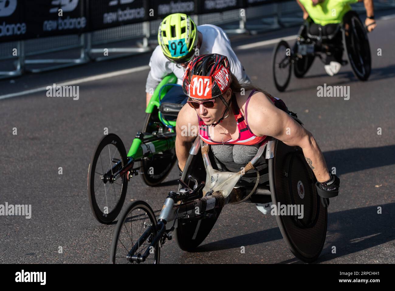 Martyna Snopek competing in The Big Half, half marathon organised by ...