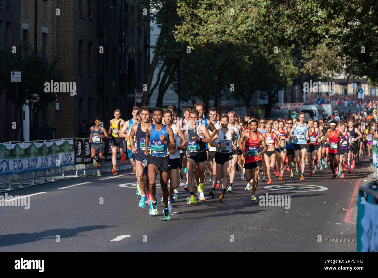 Elite athletes and leading club runners competing in The Big Half, half ...