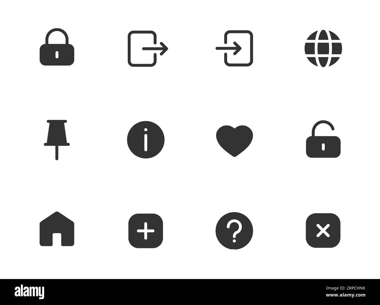 Login ui interface design Black and White Stock Photos & Images - Alamy