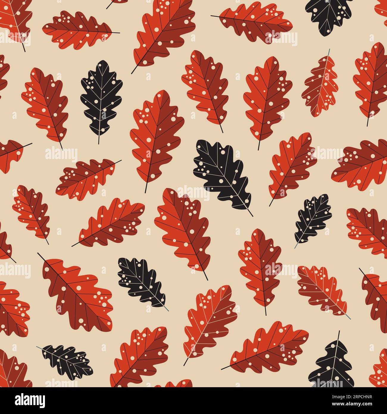 Oak leaves pattern hi-res stock photography and images - Alamy