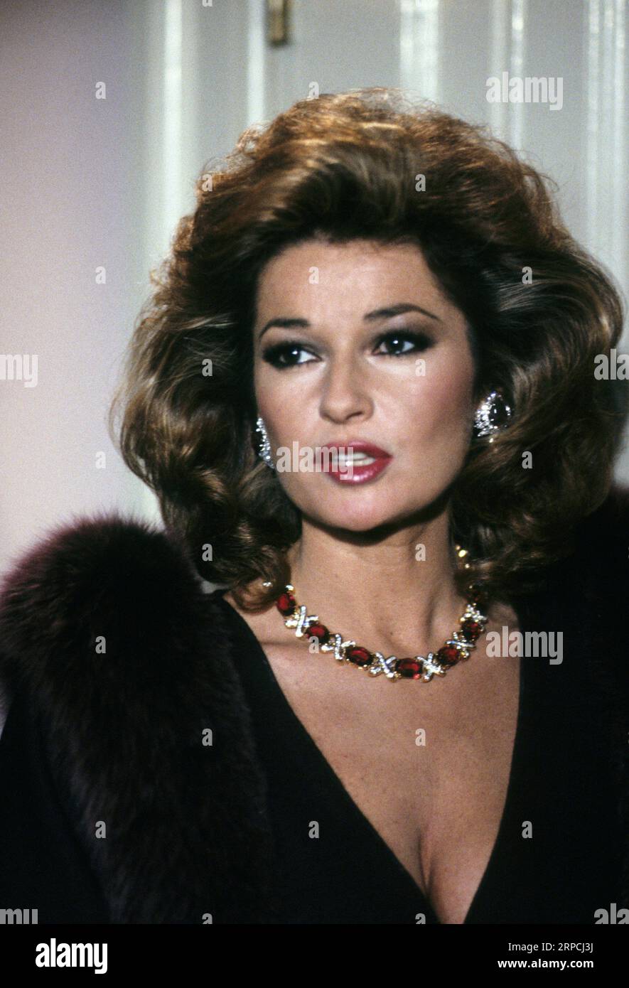 DYNASTY TV Series Joan Collins Linda Evans Stock Photo - Alamy