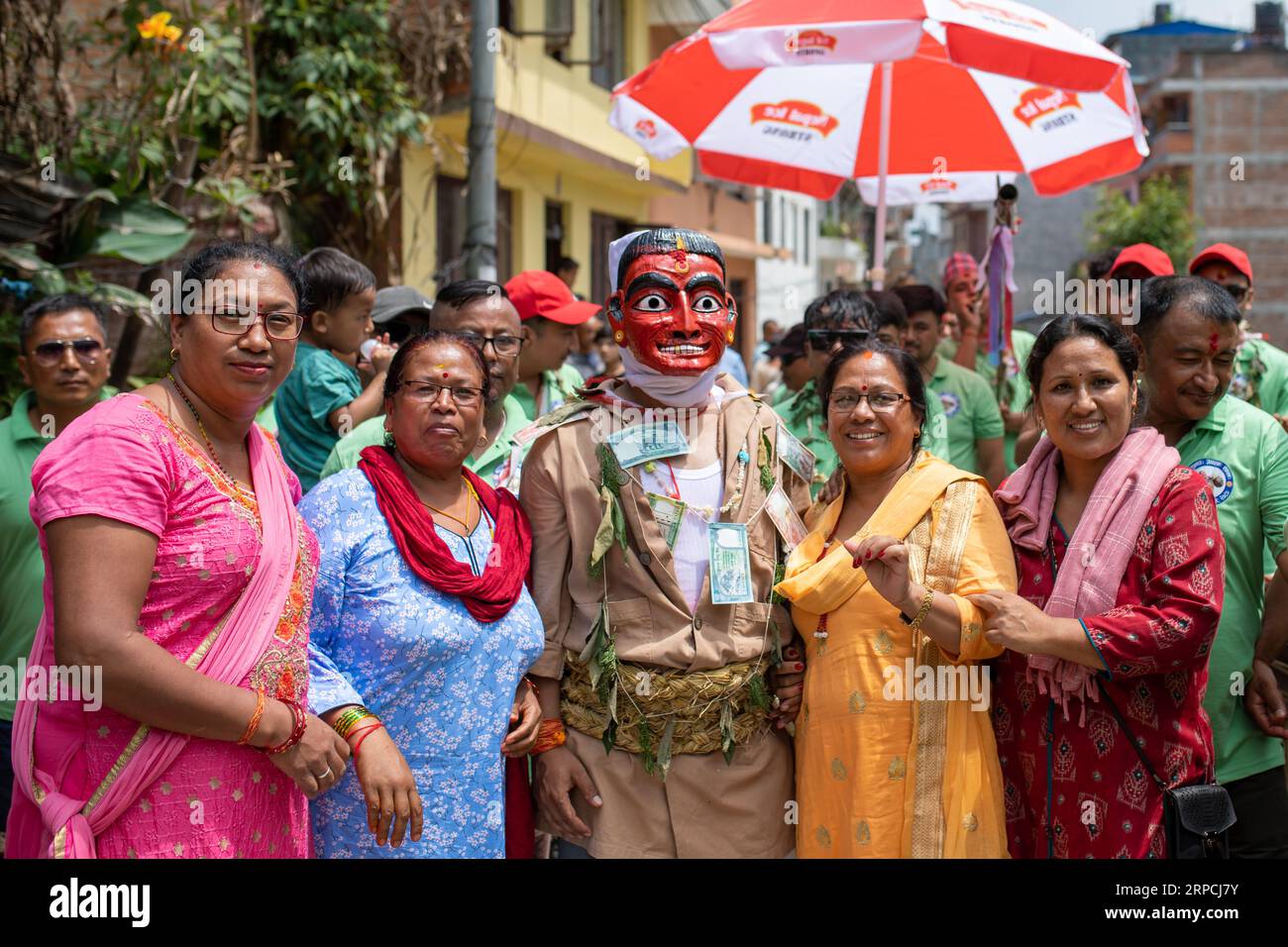 Gai Jatra Festival Nepal Stock Photo - Alamy
