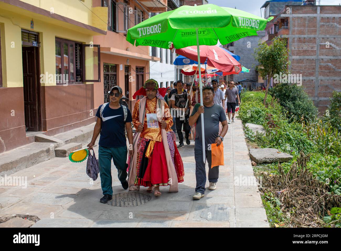 Gai Jatra Festival Nepal Stock Photo - Alamy