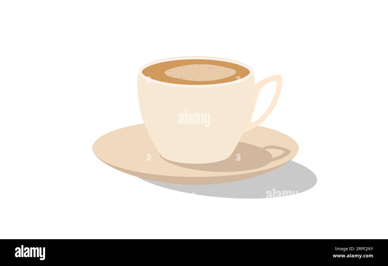 Brown empty coffee cup Stock Vector Images - Alamy