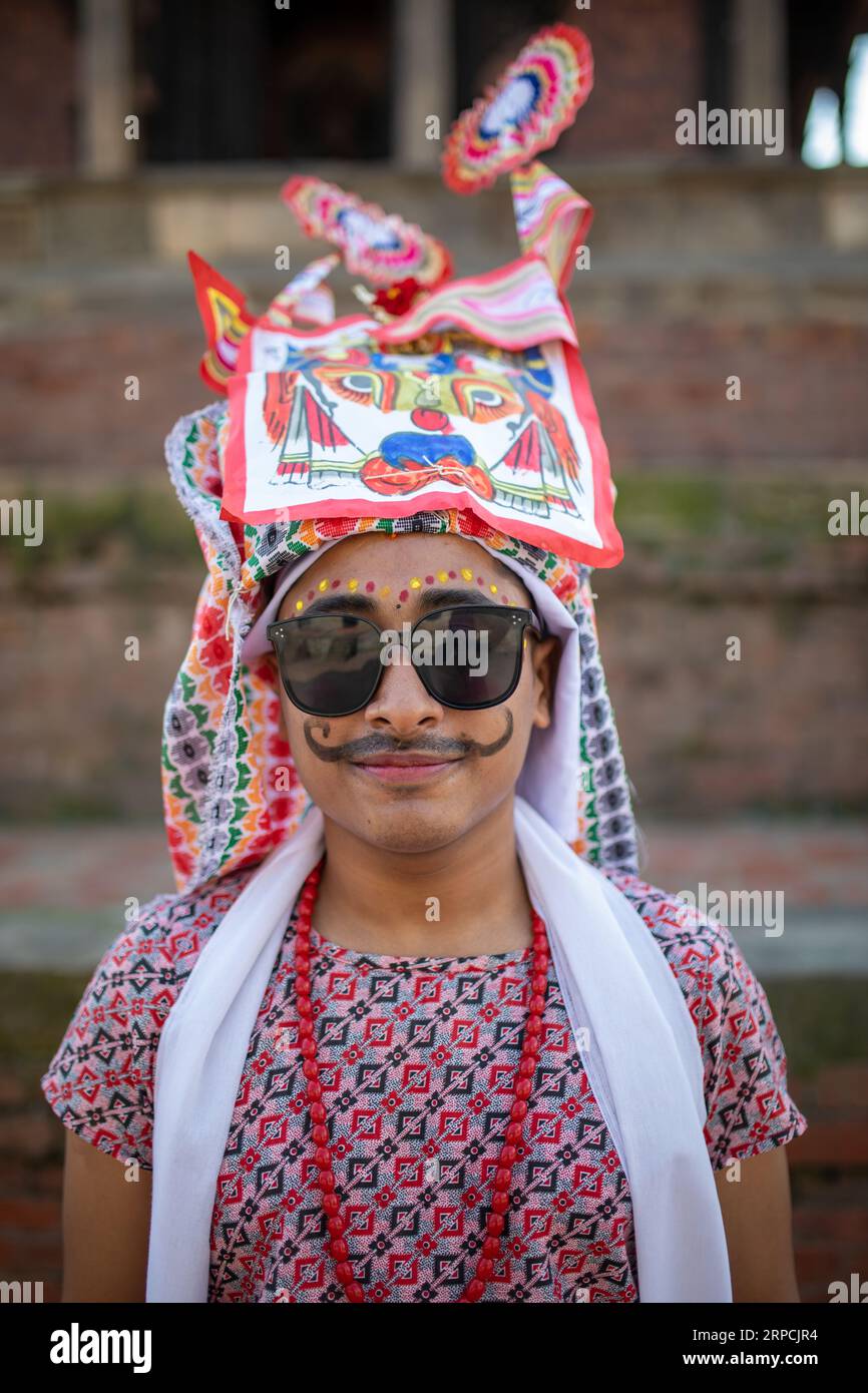 Gai Jatra Festival Nepal Stock Photo - Alamy