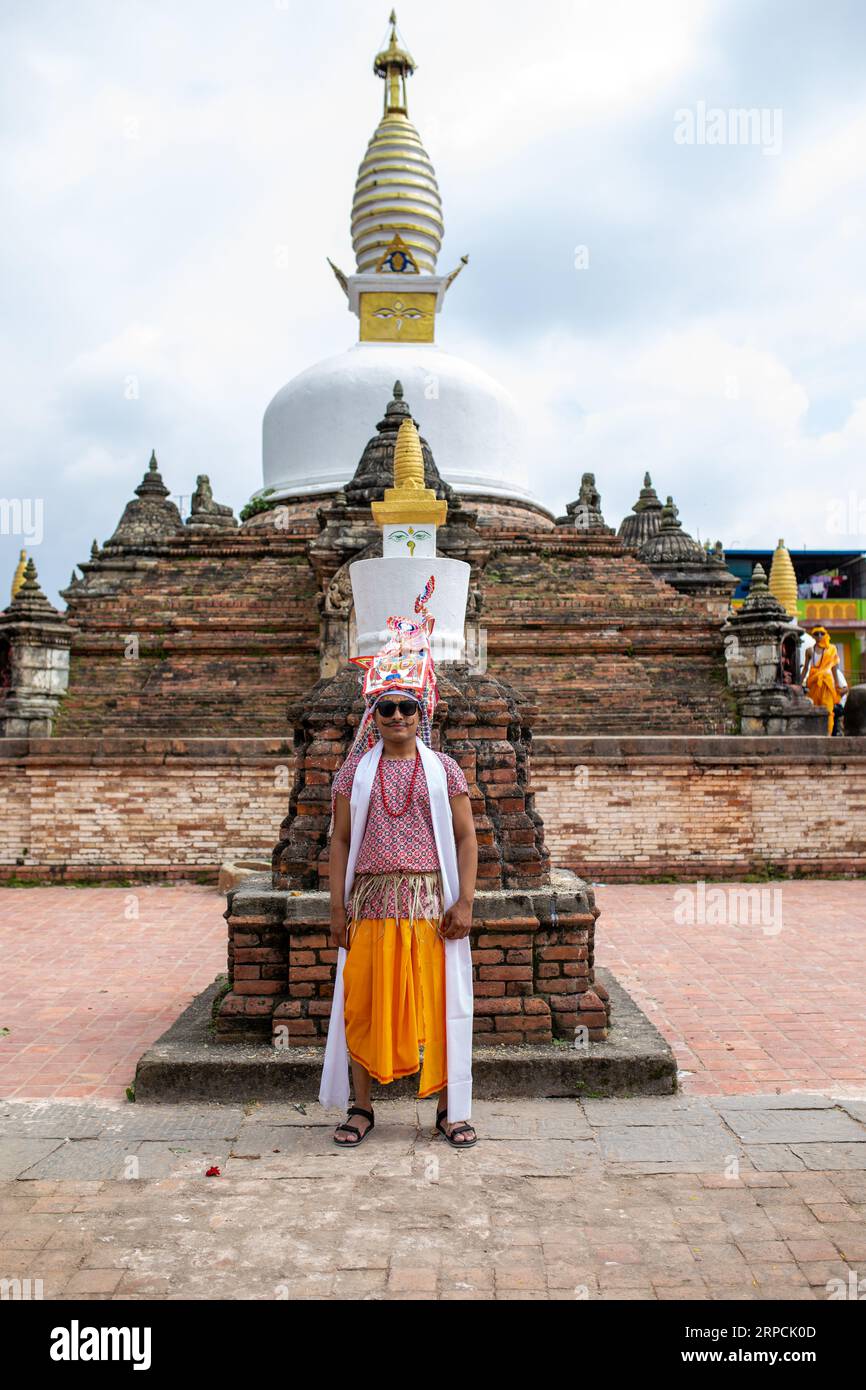Gai Jatra Festival Nepal Stock Photo - Alamy