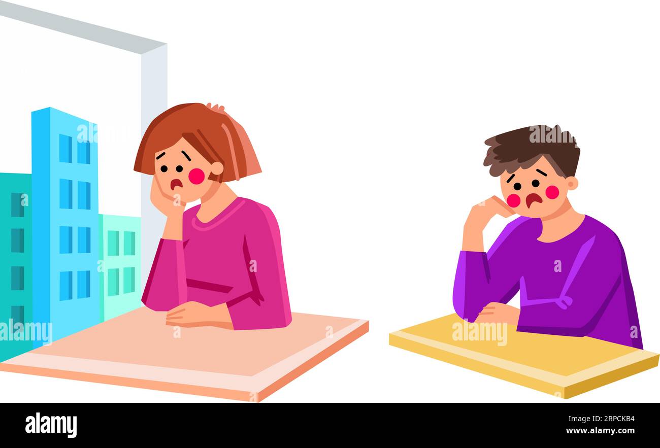 alone loneliness vector Stock Vector Image & Art - Alamy