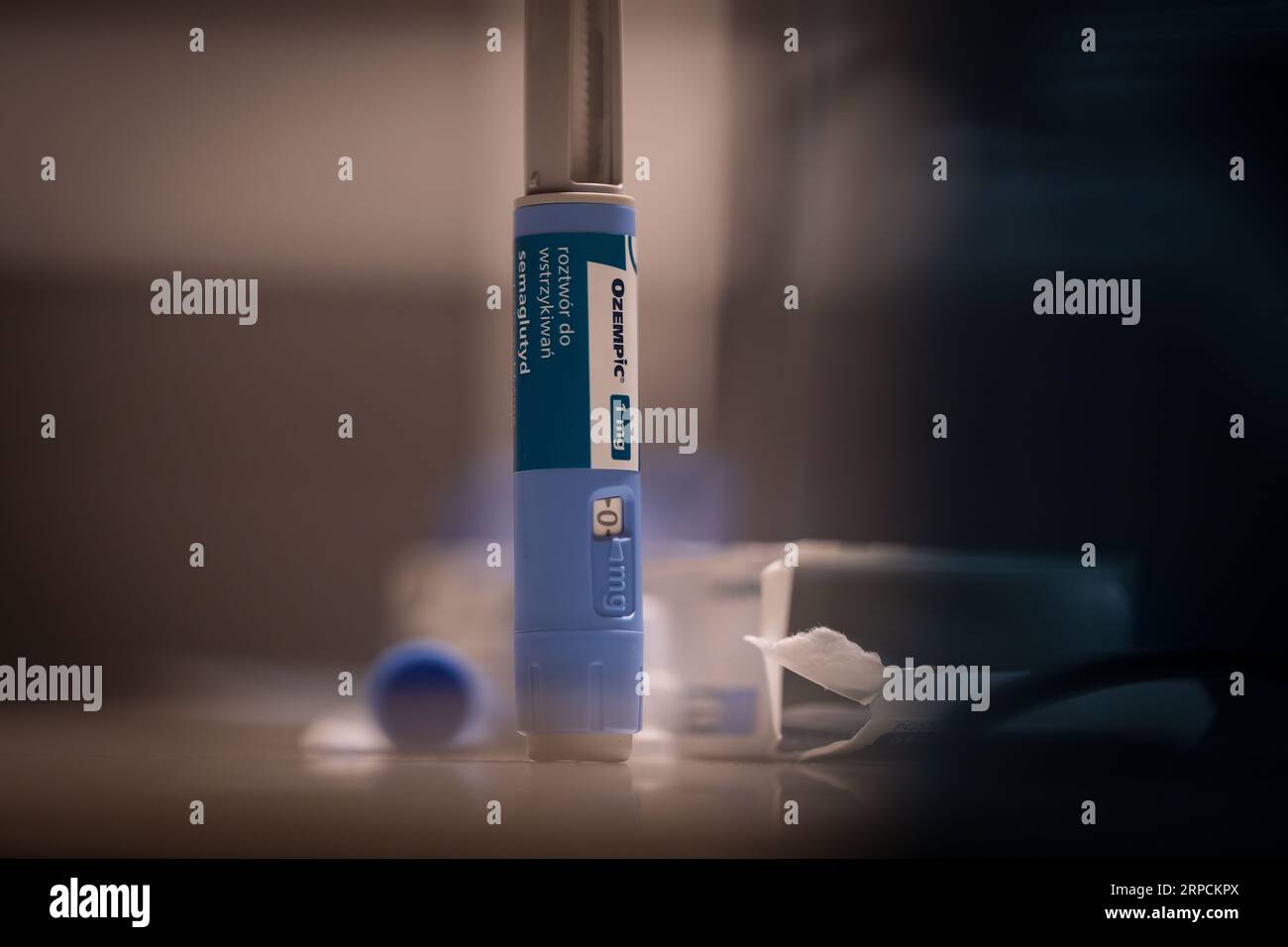 An Ozempic needle injection pen is seen in this illustration photo in ...