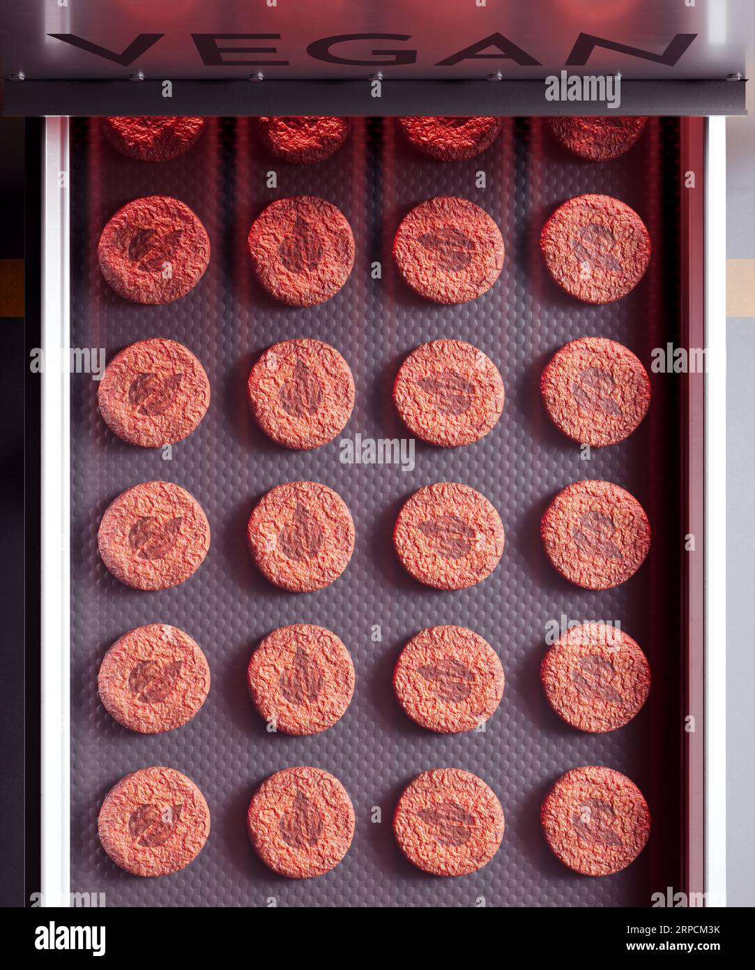 Vegan Meat Factory Production Line with Plant-Based Burger Patties and ...