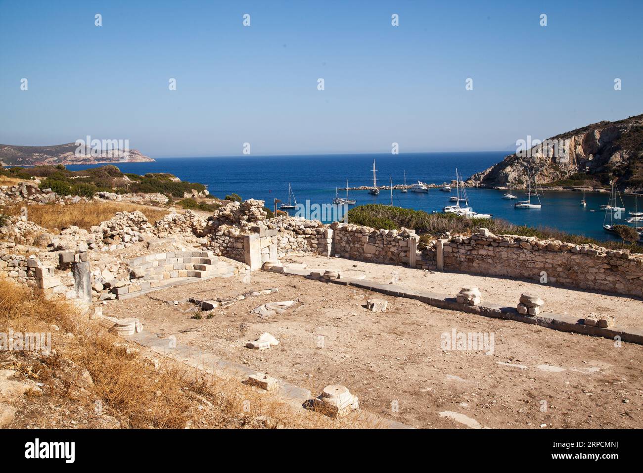 The ruins of Knidos, one of the oldest ancient cities in Anatolia, can now be visited as an open ...