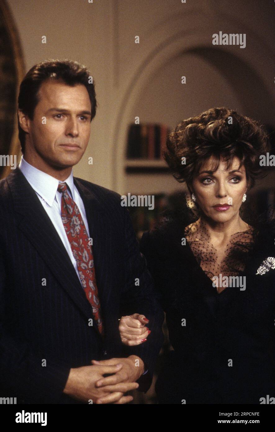 DYNASTY TV Series Joan Collins Linda Evans Stock Photo - Alamy