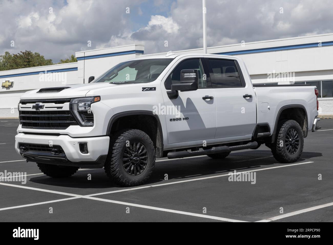 Indianapolis - September 3, 2023: Chevrolet Silverado 2500 display at a ...