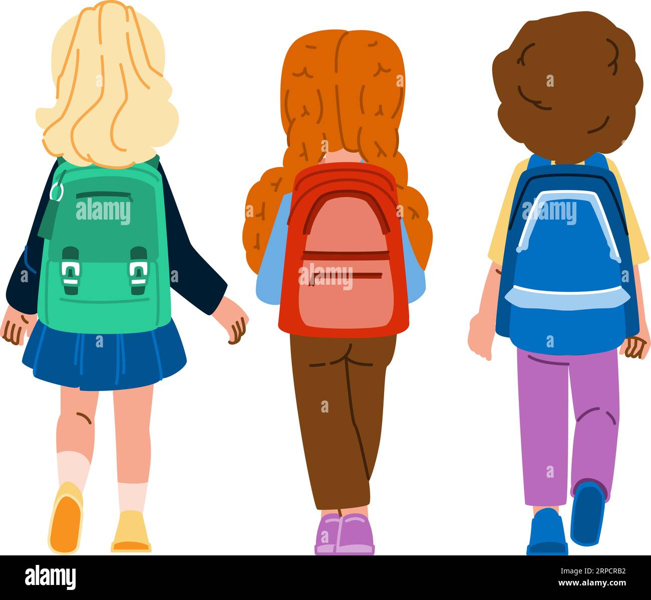 bag kid back backpack vector Stock Vector Image & Art - Alamy