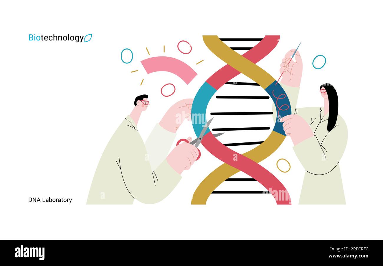 Genetic manipulating Stock Vector Images - Alamy