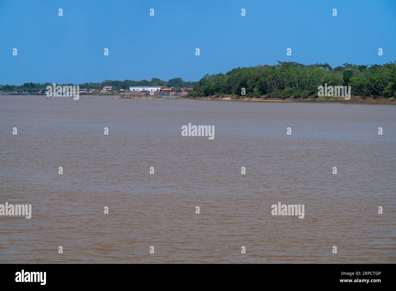 Beautiful Amazon rainforest landscape view of Mamoré river in the ...