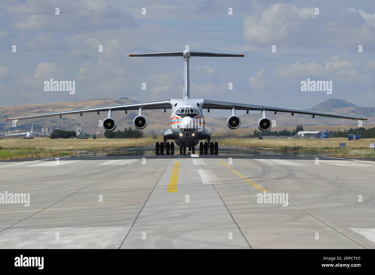 (190712) -- ANKARA, July 12, 2019 (Xinhua) -- A Russian Antonov ...