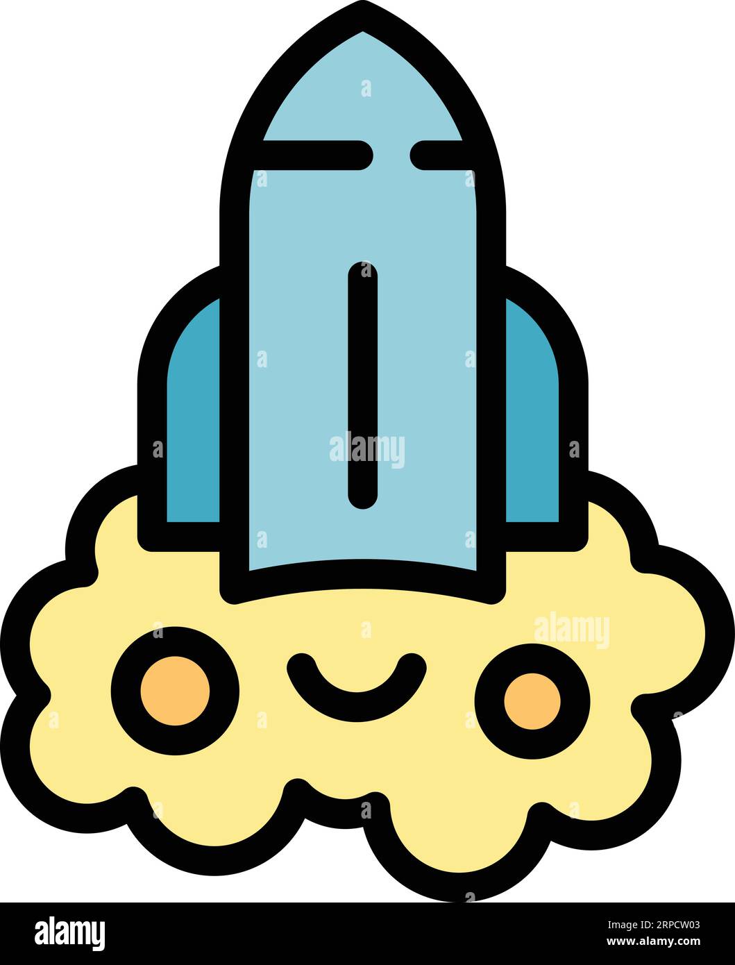 Air bomb icon outline vector. Raid alarm. War sign color flat Stock ...