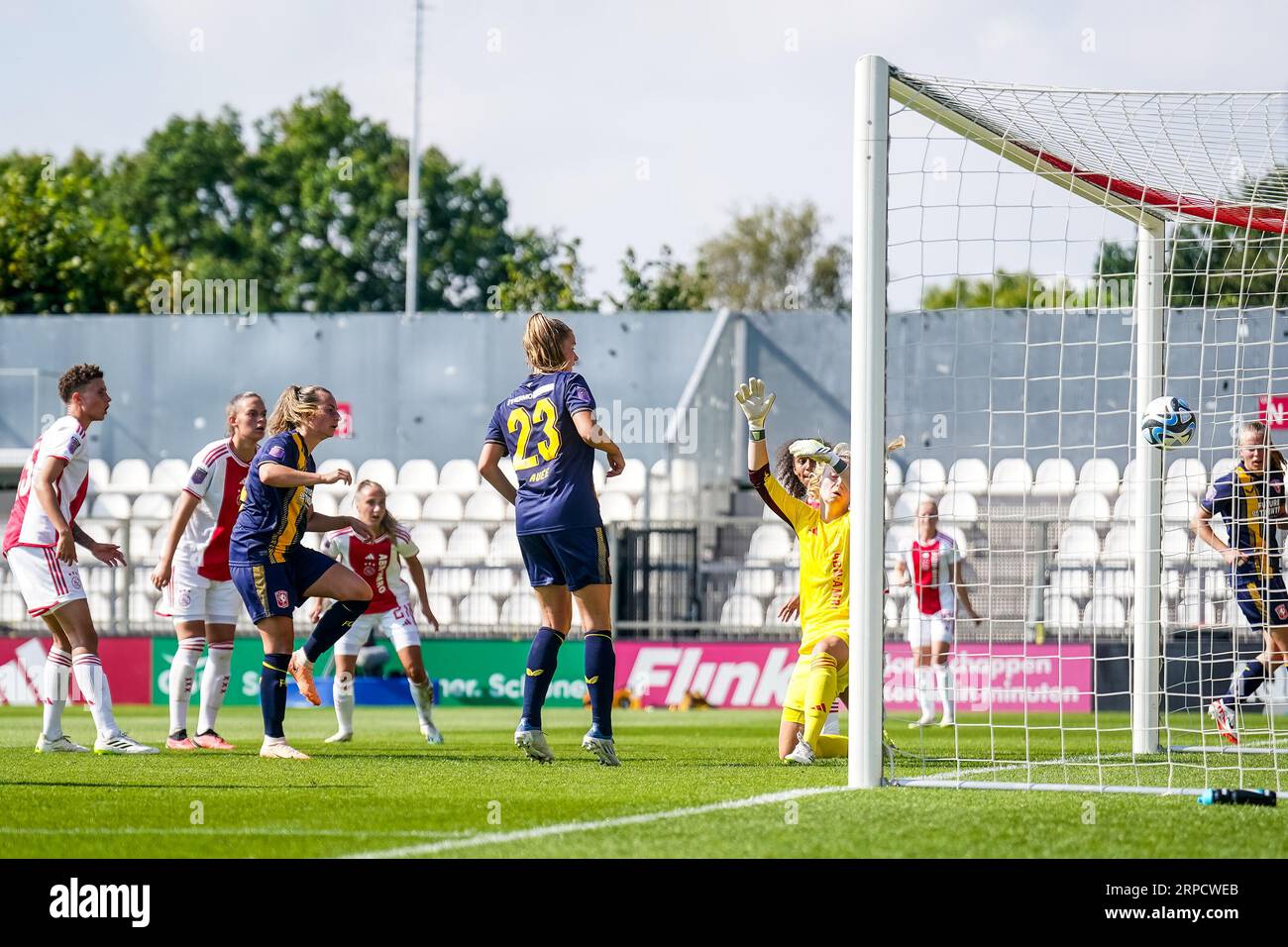 AMSTERDAM, NETHERLANDS - SEPTEMBER 2: Renate Jansen of FC Twente scores ...