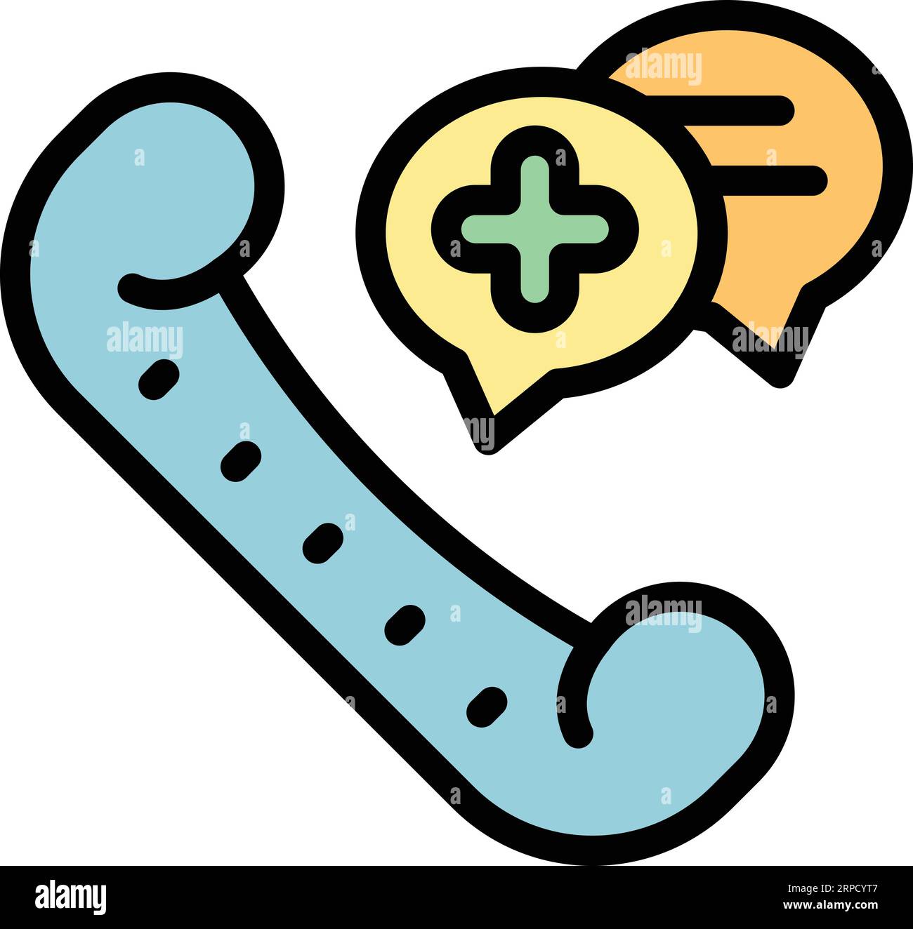 Emergency room call icon outline vector. Office clinic. Surgery help ...