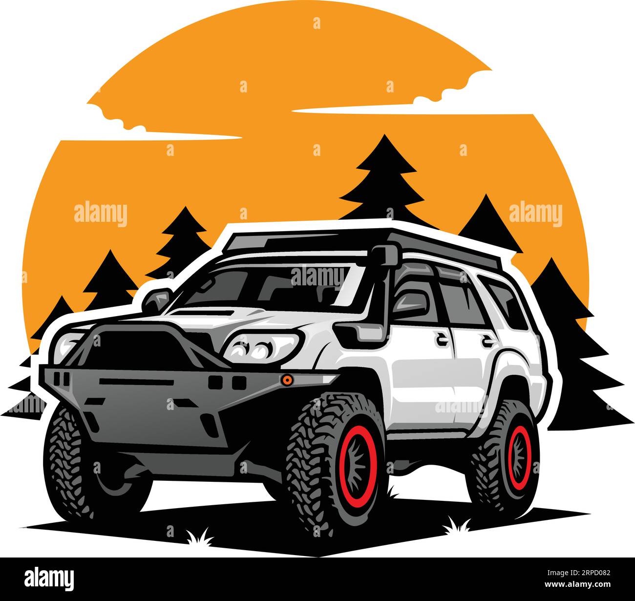 Camp track Stock Vector Images - Alamy