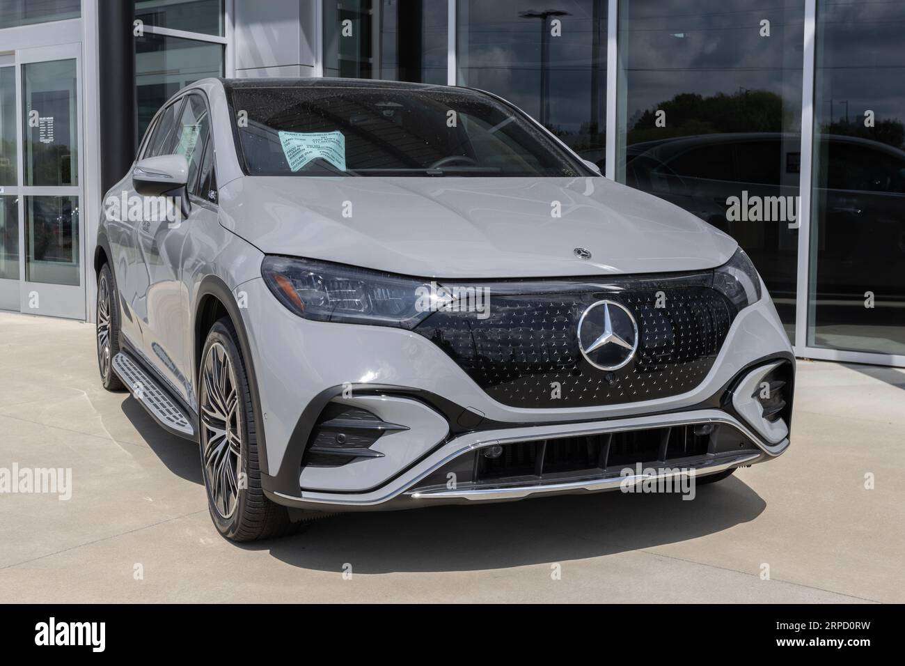 Indianapolis - September 3, 2023: Mercedes Benz EQE 500 4MATIC sedan ...