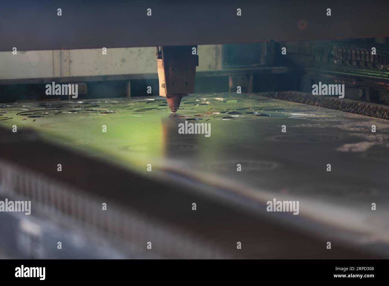 Cnc laser cutting metal plate hi-res stock photography and images - Alamy