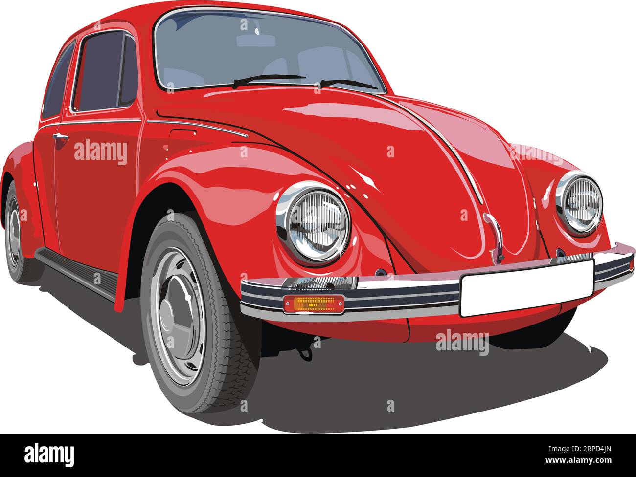 Vw beetle engine Stock Vector Images - Alamy