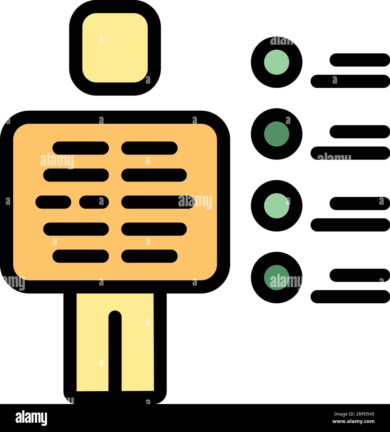 Patient icon outline vector. Emergency room. Medical clinic color flat ...