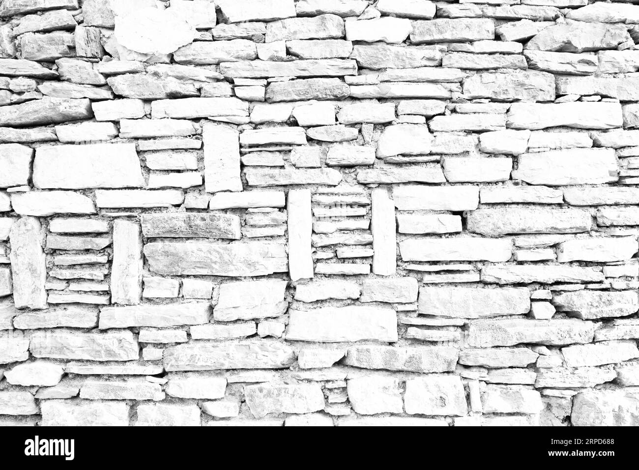 Cut stone wall Black and White Stock Photos & Images - Alamy