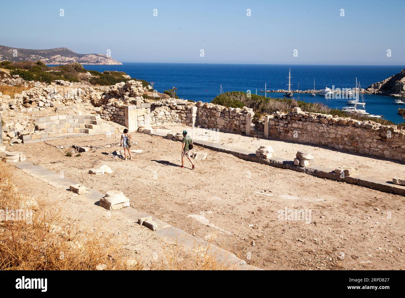 The ruins of Knidos, one of the oldest ancient cities in Anatolia, can now be visited as an open ...