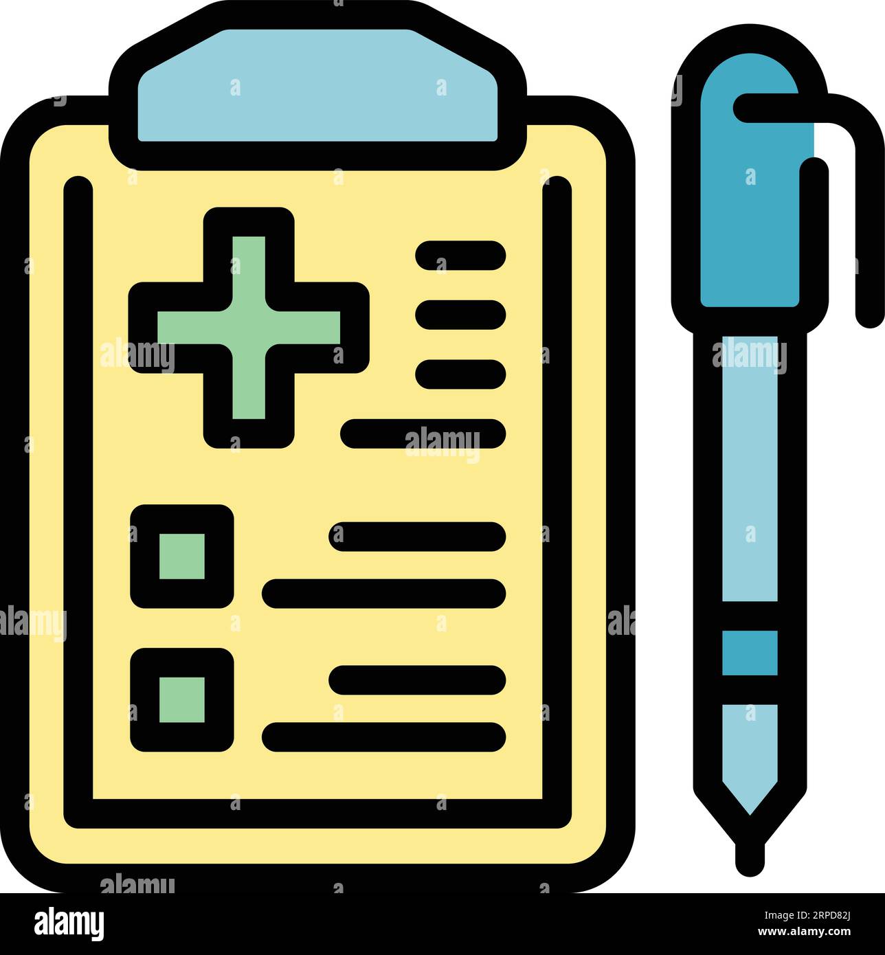 Patient card icon outline vector. Medicine patient. Care nurse color ...