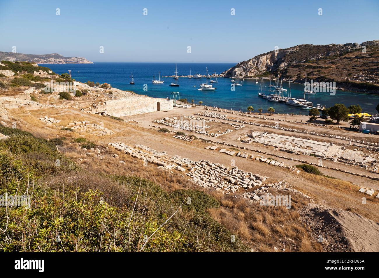 The ruins of Knidos, one of the oldest ancient cities in Anatolia, can now be visited as an open ...