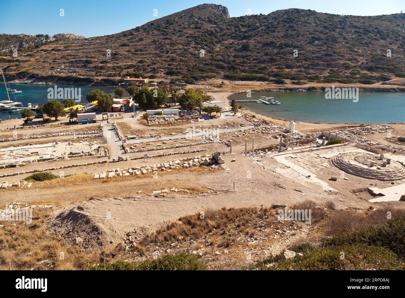 The ruins of Knidos, one of the oldest ancient cities in Anatolia, can now be visited as an open ...