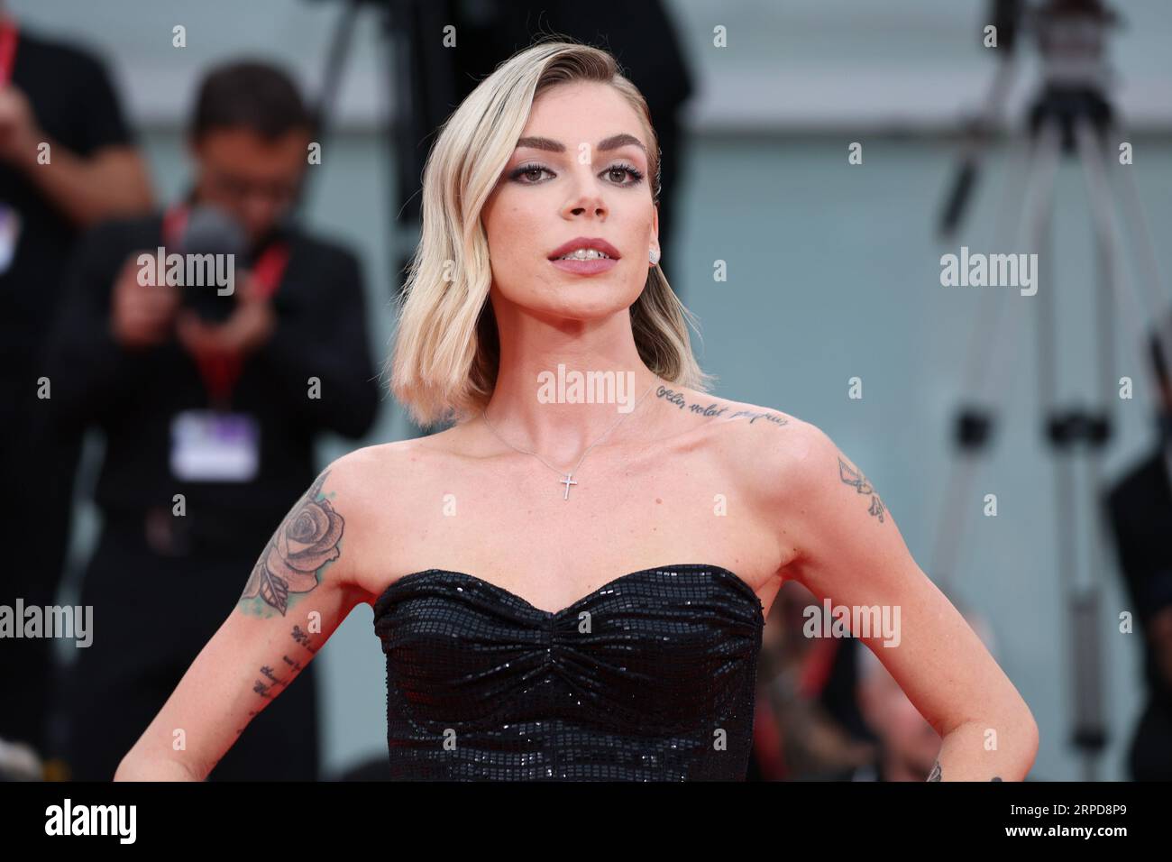 Nina Rima attends a red carpet for the movie "The Killer" at the 80th ...