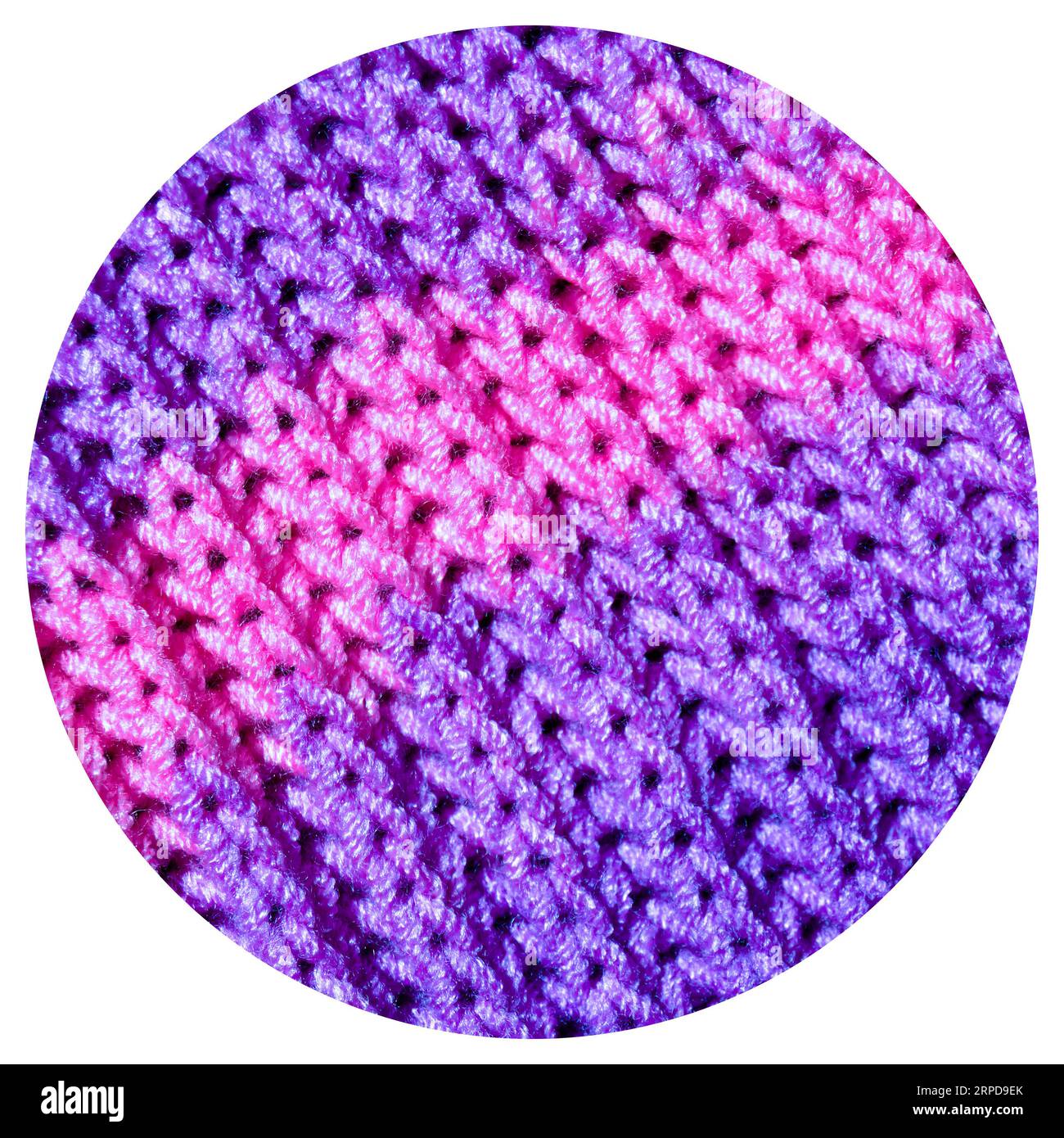 Purple knitwear texture Cut Out Stock Images & Pictures - Alamy