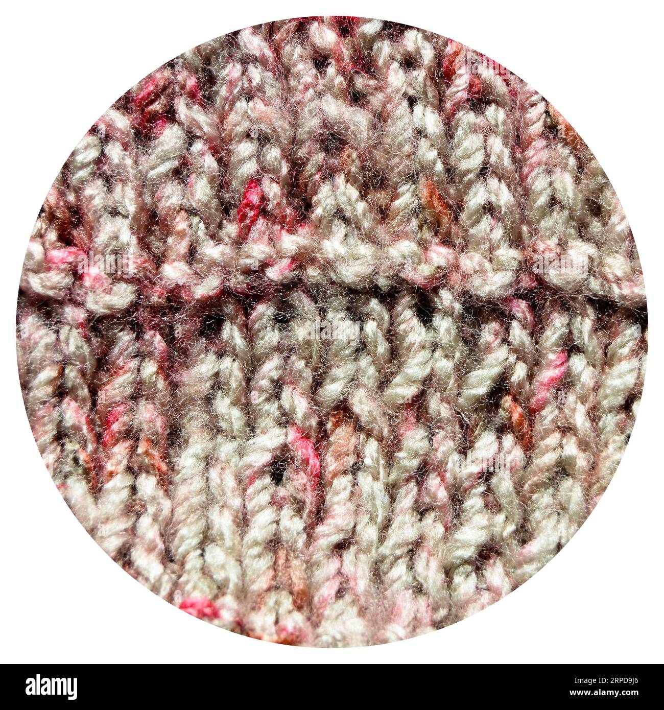 Pattern fabric made of wool. Handmade knitted fabric grey wool ...