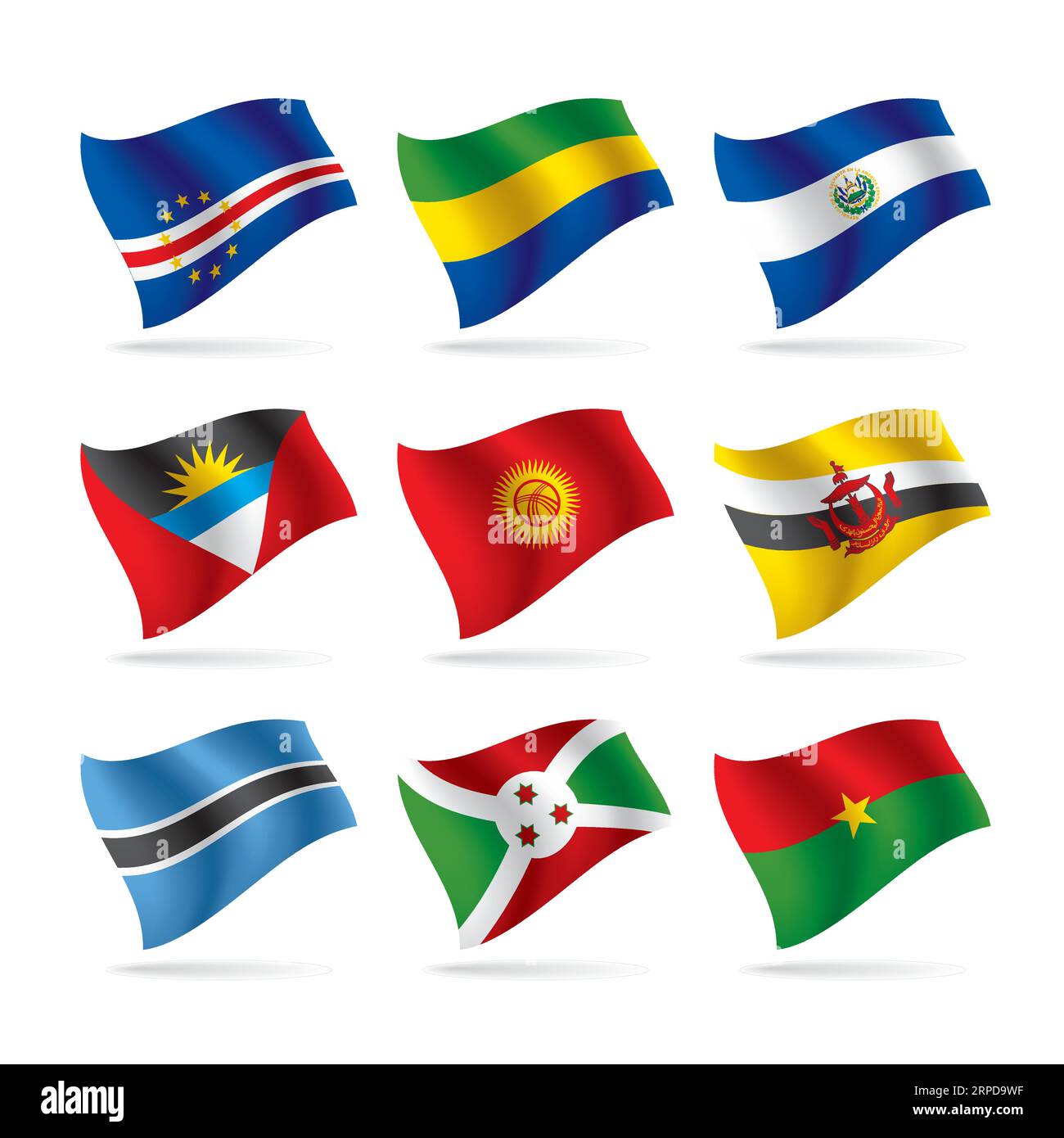Europe middle east africa flags Stock Vector Images - Alamy