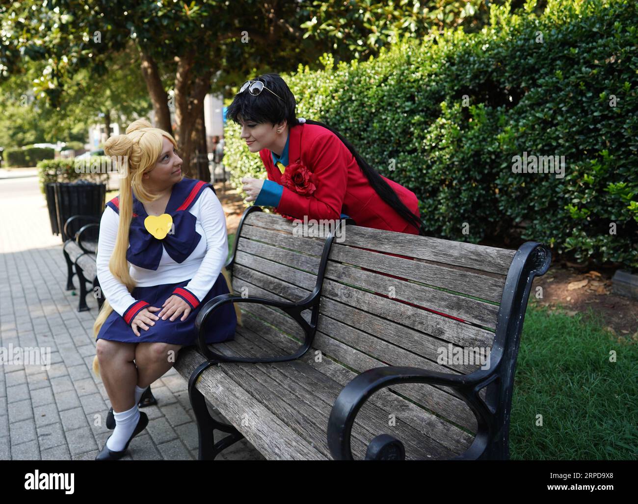 Cosplayers dc hi-res stock photography and images - Alamy