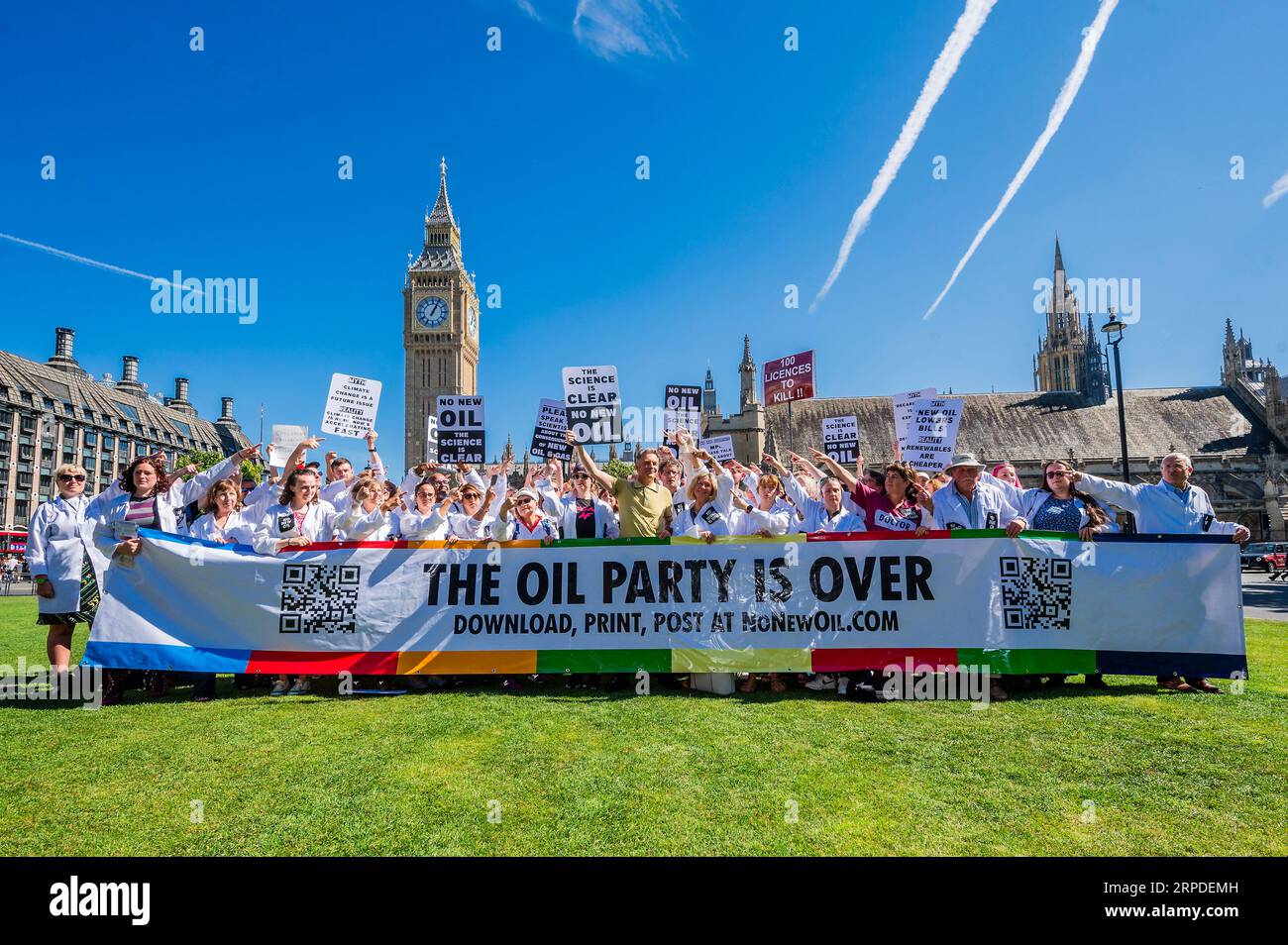 London, UK. 4th Sep, 2023. The Oil party is over - Rally to persuade ...