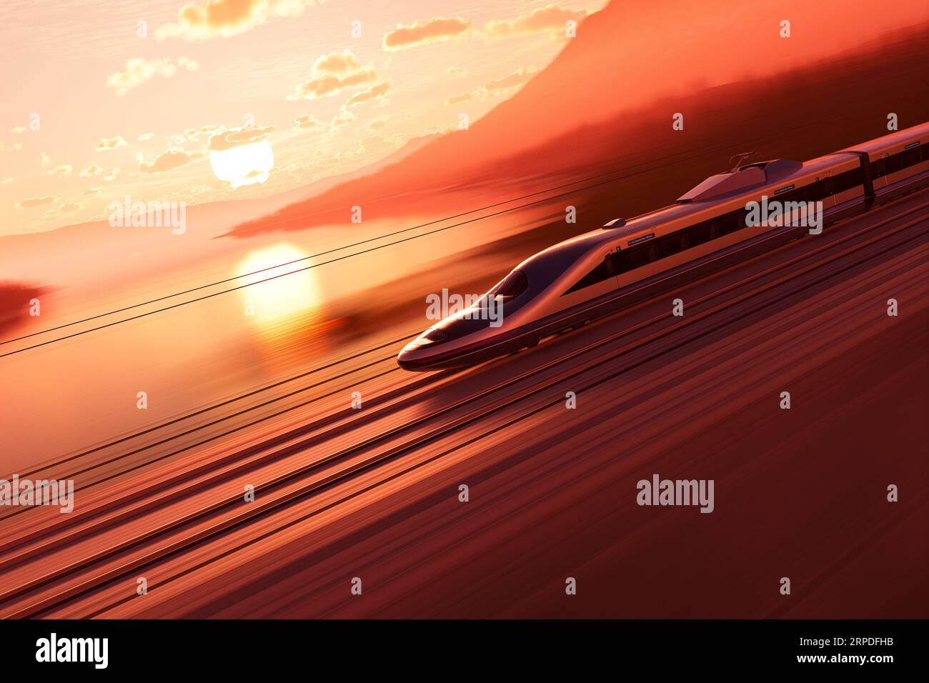 High speed bullet train fast landscape hi-res stock photography and ...