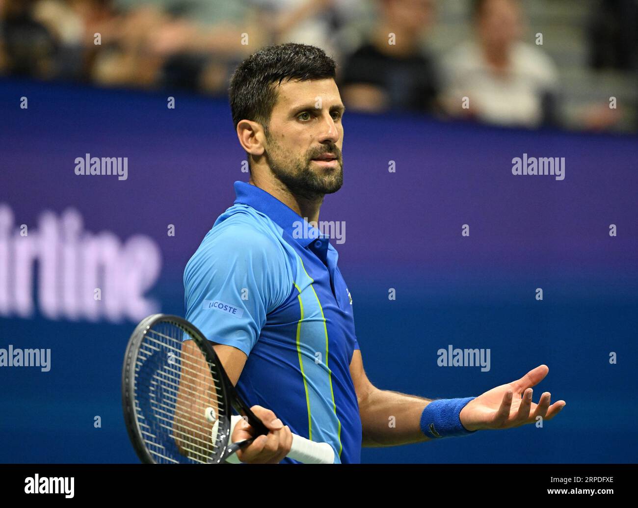 Flushing NY, USA. 03rd Sep, 2023. **NO NY NEWSPAPERS** Novak Djokovic ...