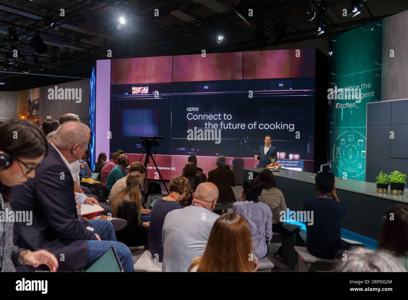 Siemens Press conference during Media Days at IFA Berlin Stock Photo ...