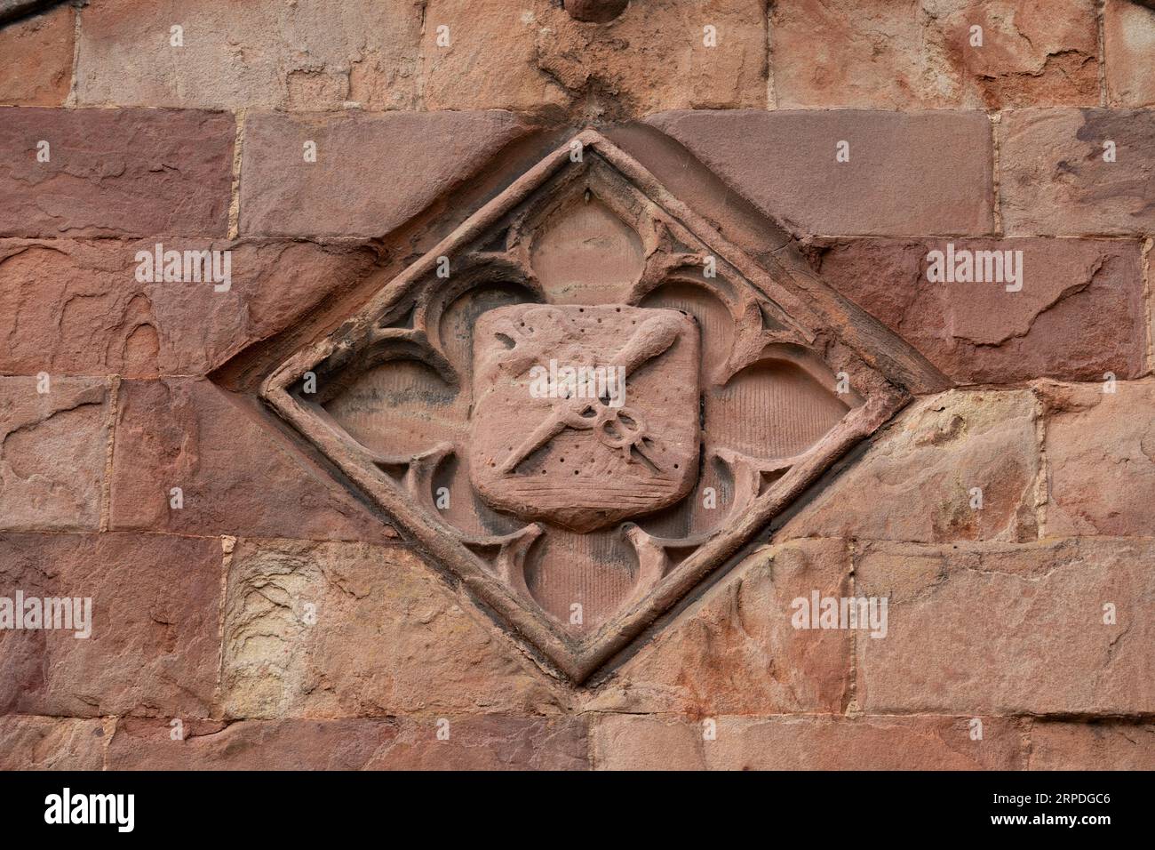 East face stonework, St. Mary`s Church, Handsworth, Birmingham, West ...