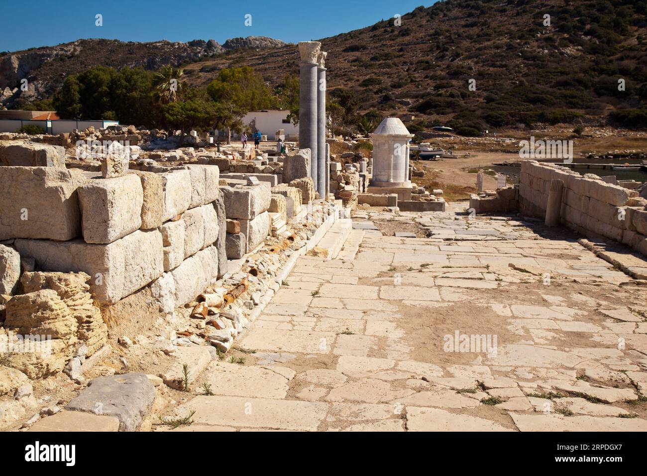 The ruins of Knidos, one of the oldest ancient cities in Anatolia, can now be visited as an open ...