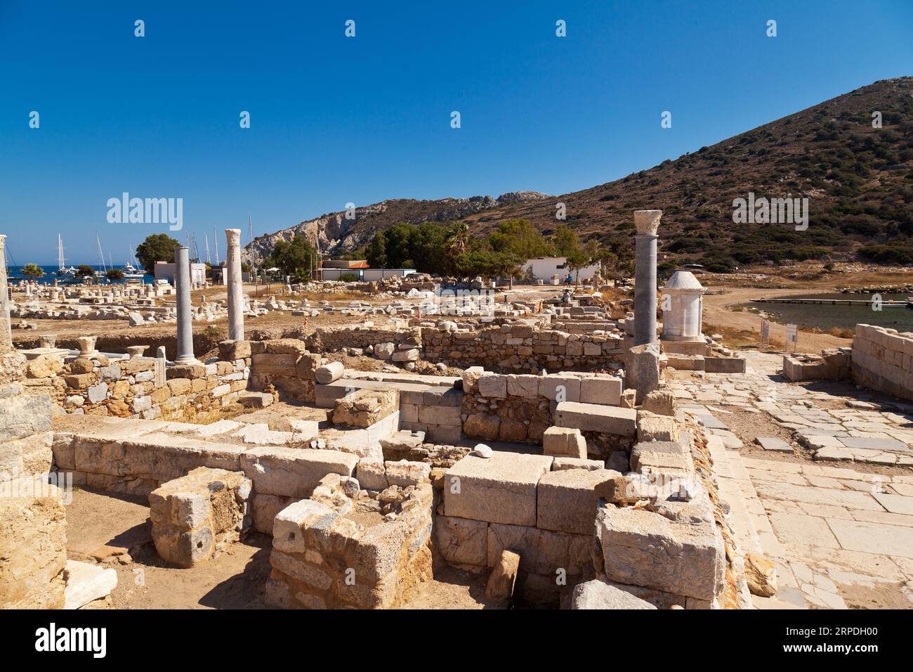 The ruins of Knidos, one of the oldest ancient cities in Anatolia, can now be visited as an open ...