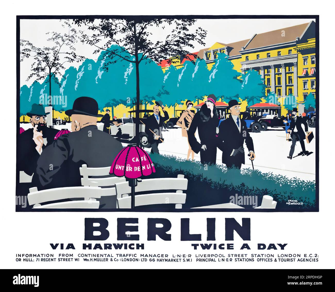 Berlin walking cafe Cut Out Stock Images & Pictures - Alamy