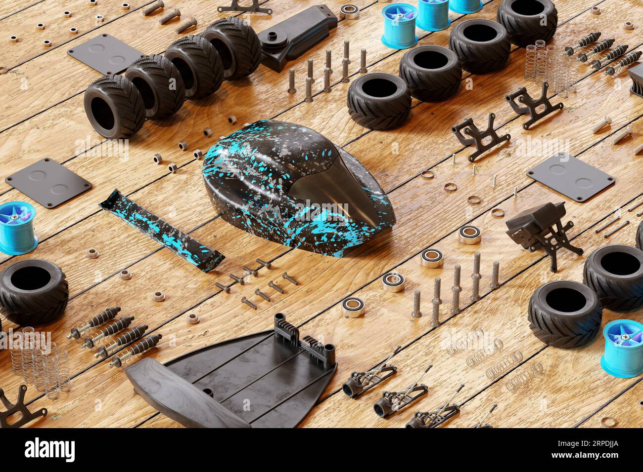 Parts of a model car hi-res stock photography and images - Alamy