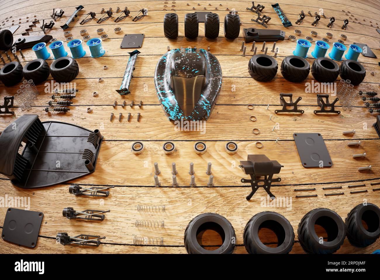 Parts of a model car hi-res stock photography and images - Alamy